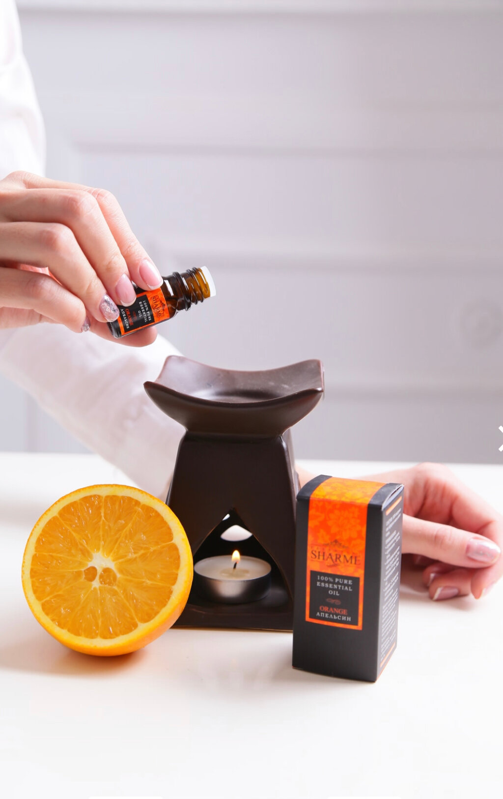 Натуральное эфирное масло Sharme Essential «Апельсин», 5 мл.