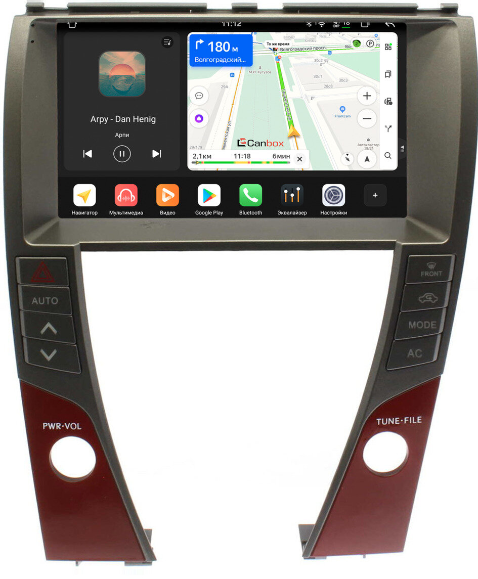 Штатная магнитола Lexus ES 5 2006-2012 (Тип A, авто без монитора) Canbox PRO-Line 2K 4252-9-4087 Android 13 (4G-SIM, 8/256, DSP, QLed)
