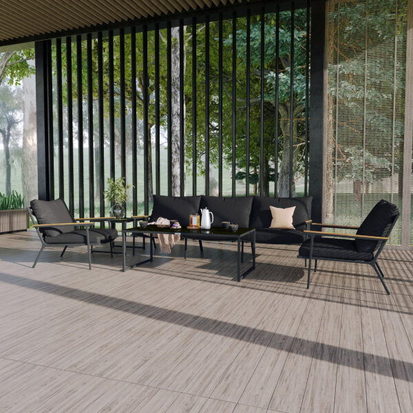 Лаунж-зона Ideal Patio "FESTA", устойчивый к влаге, 5 персон