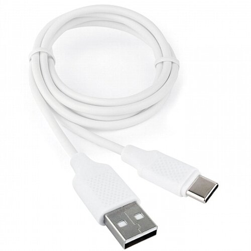 Кабель USB-Cm/Am Cablexpert CCB-USB2-AMCMO2-1MW зарядка 3A 18Вт QC3.0 26/28 AWG - 1м белый