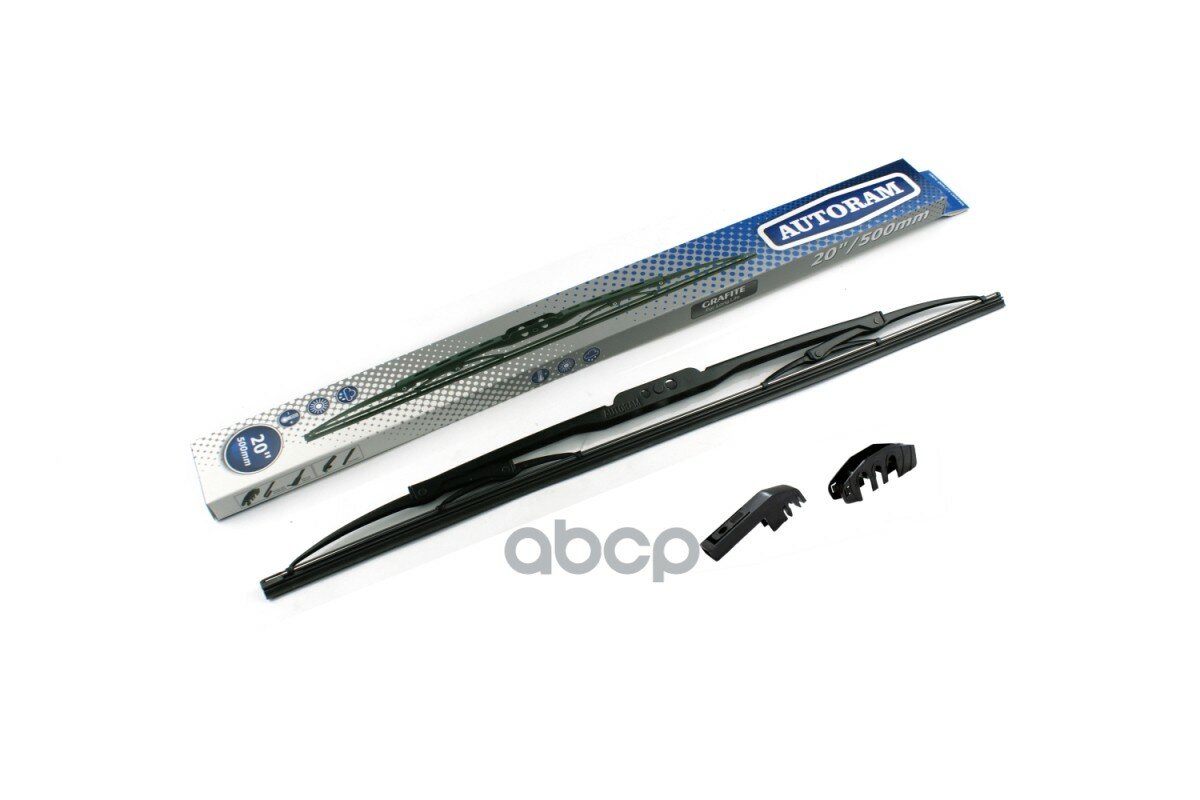 Щетка стеклоочистителя каркасная 20 50 см AUTORAM арт. AR-500 - высокое качество