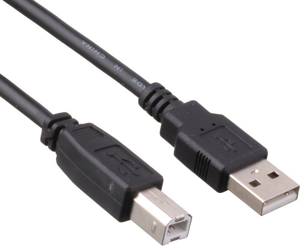 Кабель USB A (M) - USB B (M), 4.5м, ExeGate EX-CC-USB2-AMBM-4.5 (EX294745RUS)