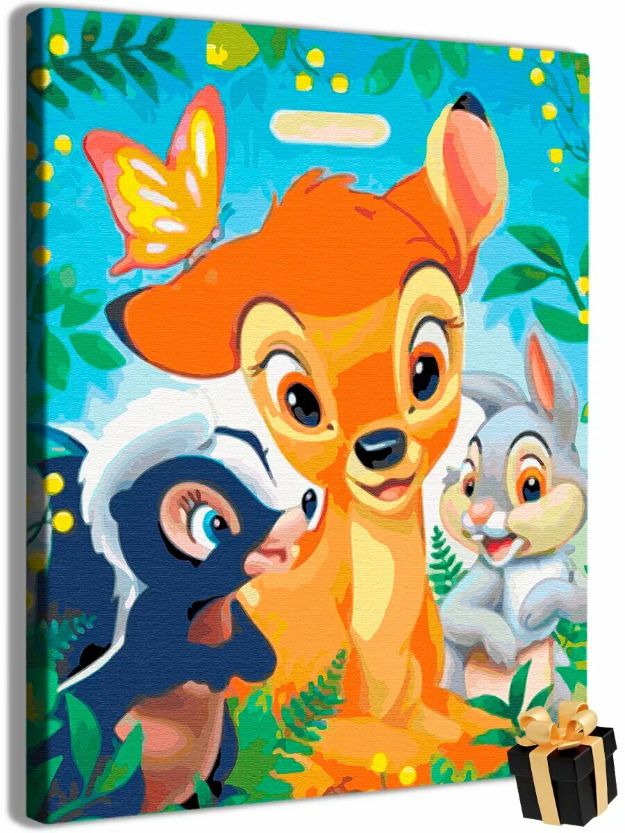 Картина по номерам Бэмби