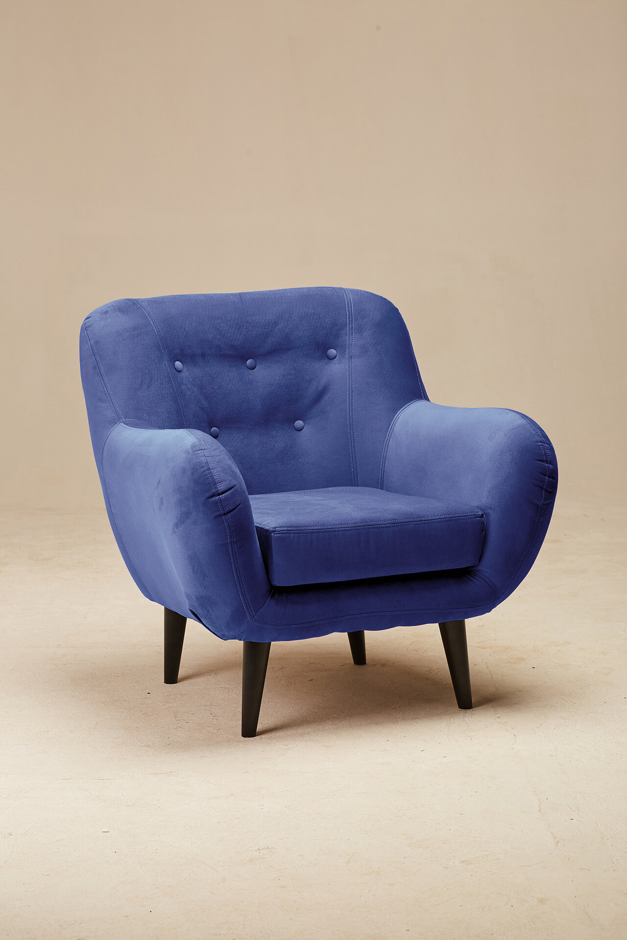 Мягкое кресло Обри цвет Королевский Синий