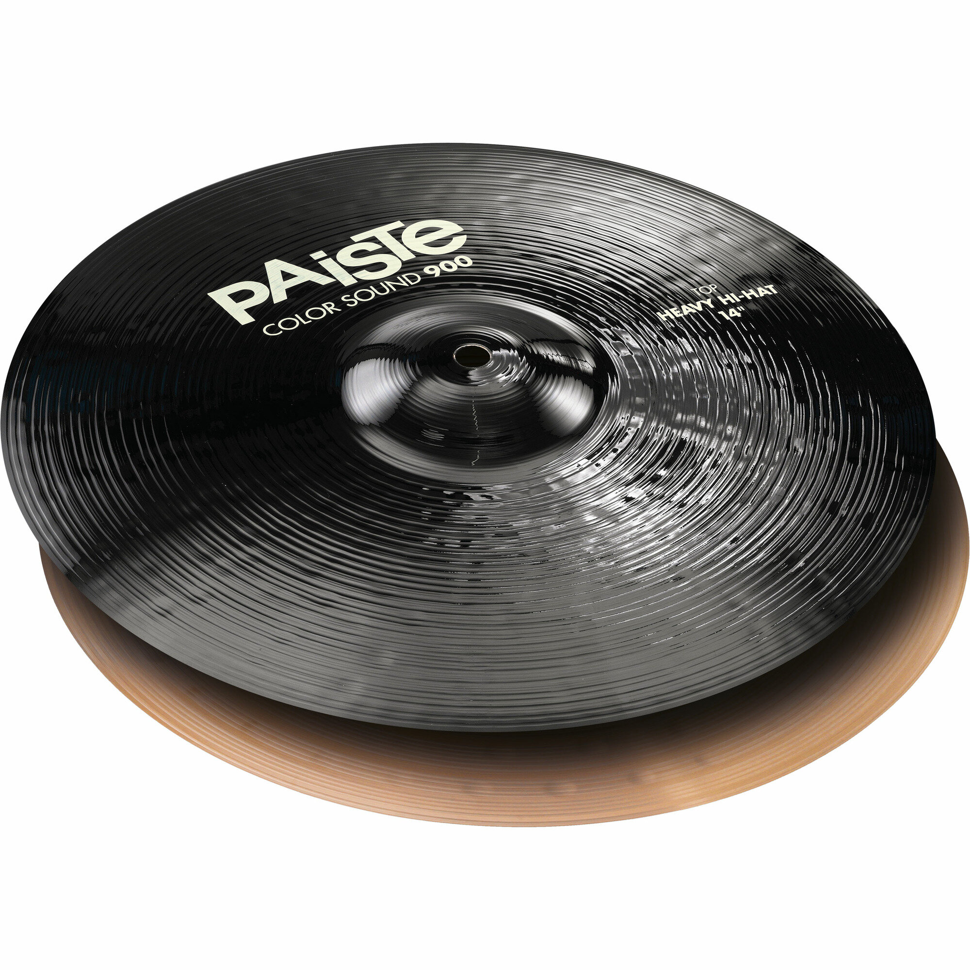 Тарелки Хай-хэт для ударной установки Paiste 0001913414 Color Sound 900 Black Heavy Hi-Hat 14"