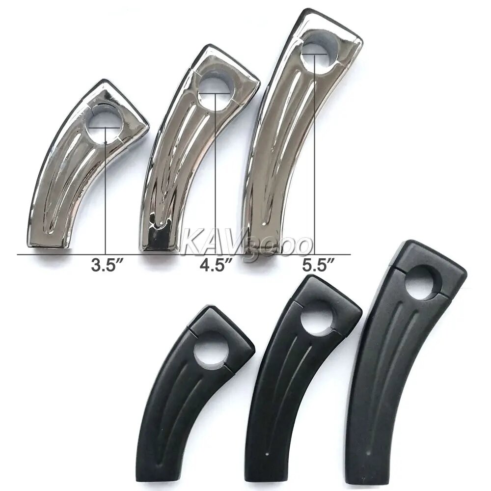 Хромированные ручки для мотоцикла 1 дюйм для Honda Shadow VT Kawasaki Vulcan-VN Suzuki Boulevard Yamaha V-Star Cruiser Chrome 3.5 Inch