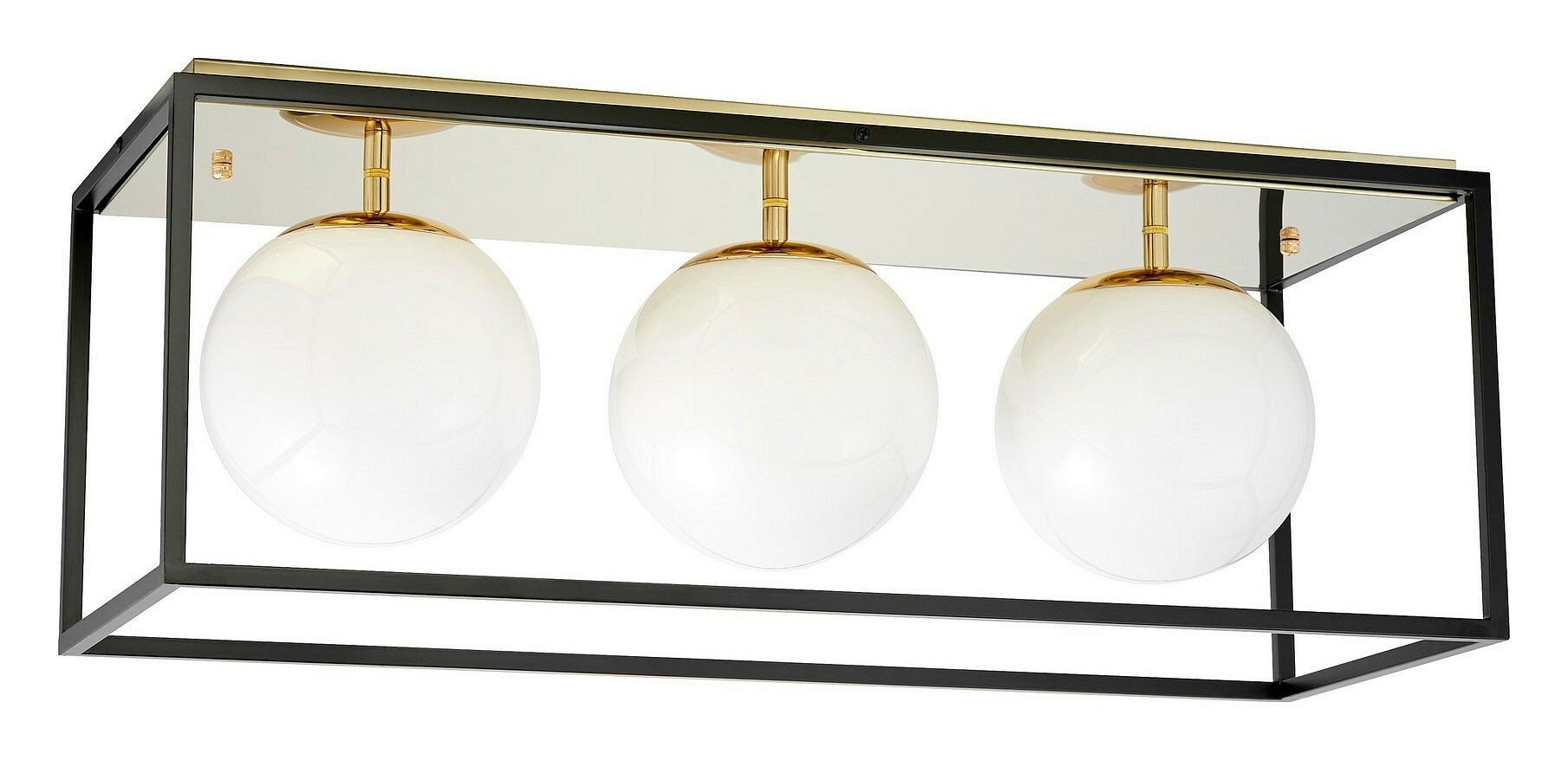 Накладной светильник LUMINA DECO LDC 8060-3 F. GD+BK