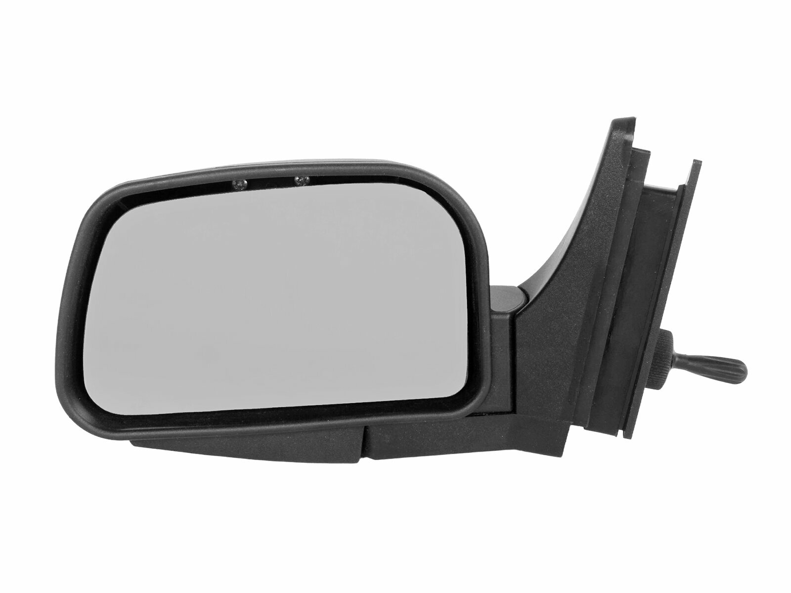 Зеркало боковое ВАЗ-2105, 07 левое с тросовой регулировкой Политех В-05 рт черное