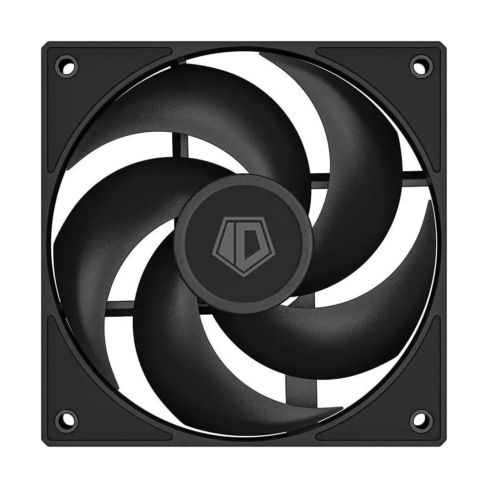 Вентилятор для корпуса ID-COOLING AS-120-K black (120mm, PWM 2000rpm, 58.0 CFM, 27.2 dB, 4 pin) (AS-120-K)