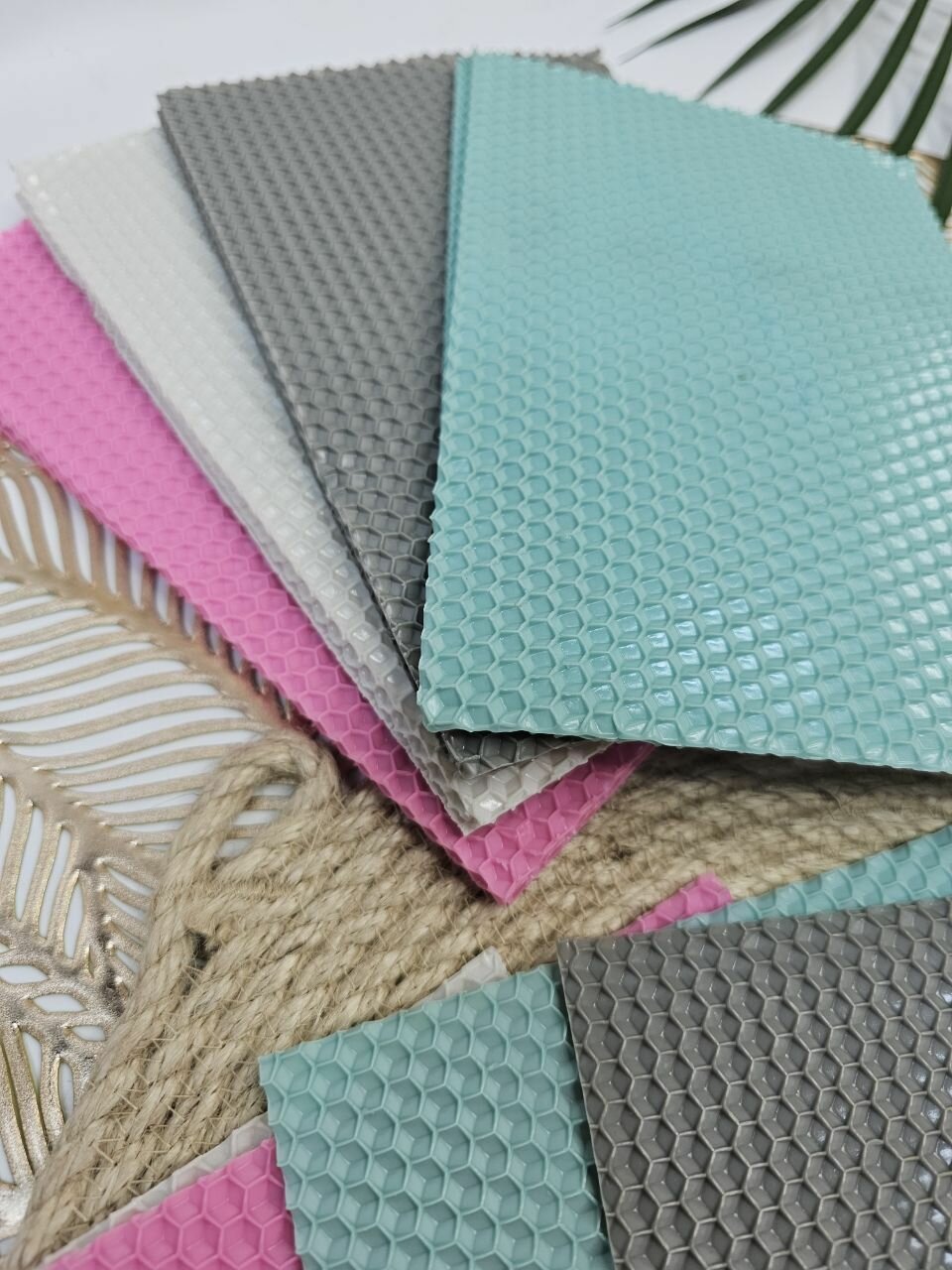 Медовые листы вощины 20х13см. Ассорти