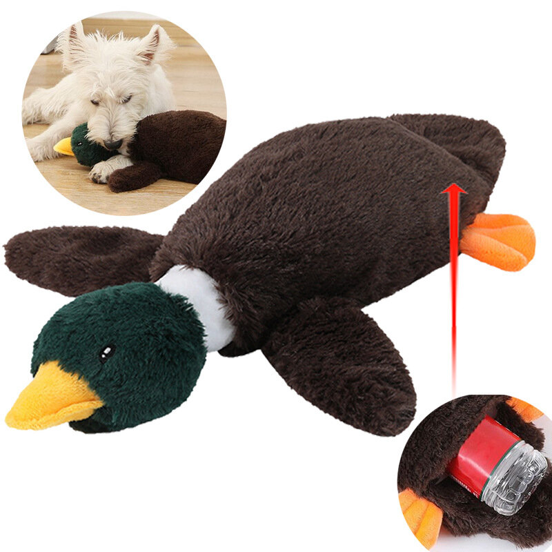 Трансграничные игрушки для собак, устойчивые к укусам звуковые игрушки, дикий гусь, утка, самоснимающие Душные Плюшевые