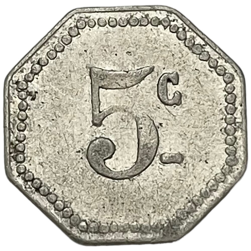 Франция, Малакоф 5 сантимов 1920-1930 гг. (Лот №5)