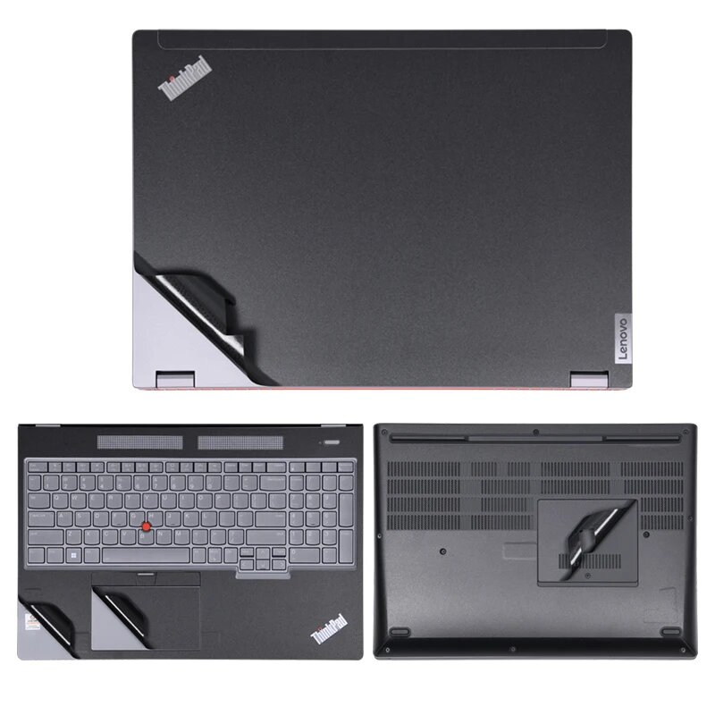 Наколейки для ноутбука Lenovo ThinkPad VTRONHYE Черный, Frosted black, ThinkPad P15S Gen 2