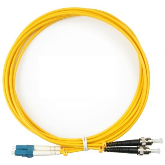 Патч-корд оптический Toplan , дуплексный, LC/UPC-ST/UPC, SM 9/125, 120 м, LSZH
