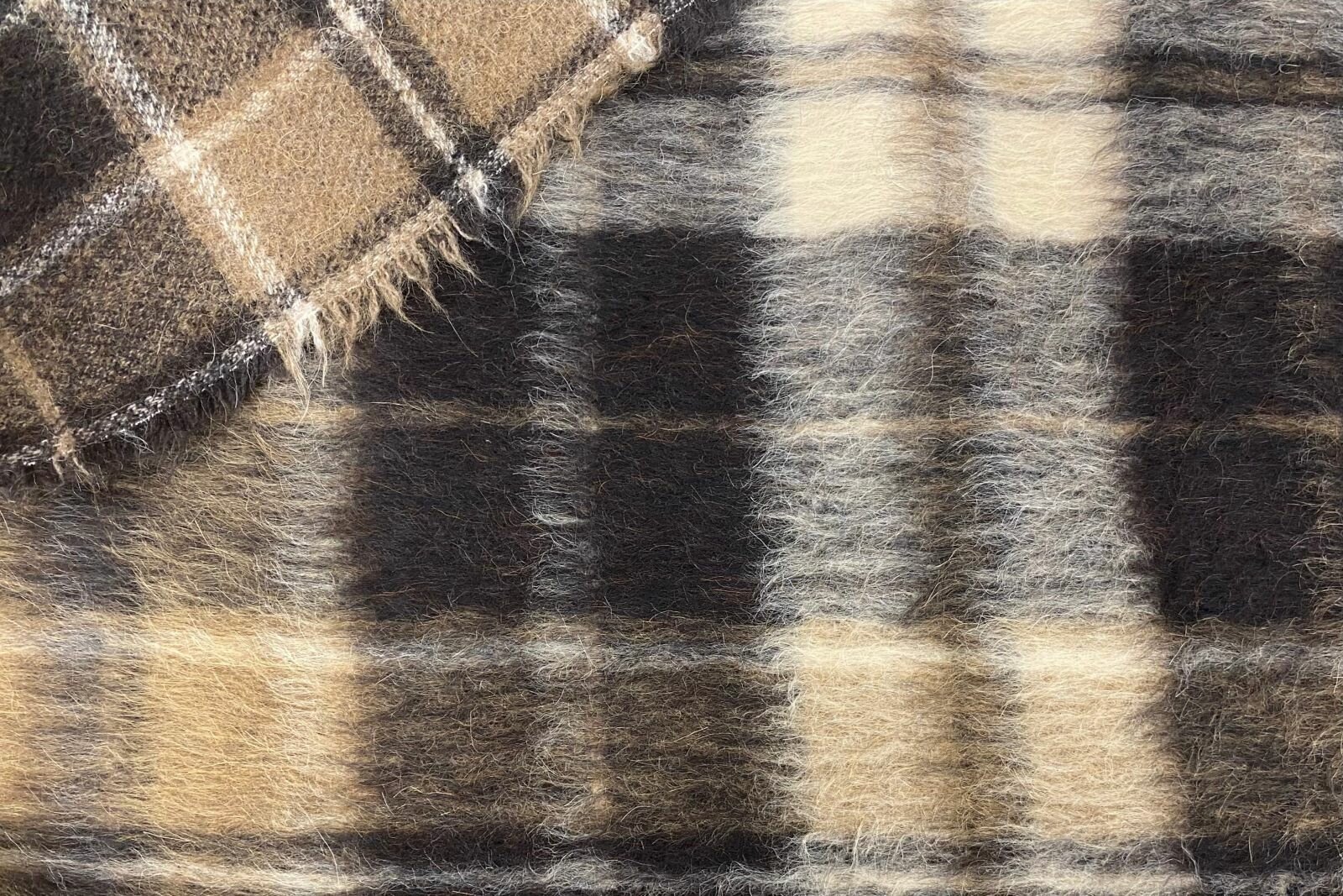 Ткань пальтовая Peserico с длинным ворсом, 370 г/пм, ш146см, 0,5 м