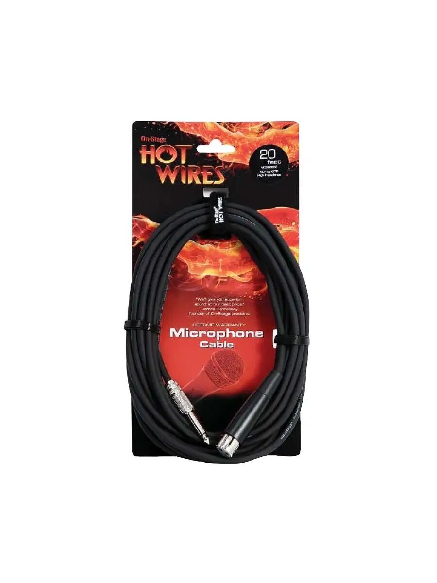 Микрофонный кабель MC12-25HZ 6,3 джек моно - XLR(мама)