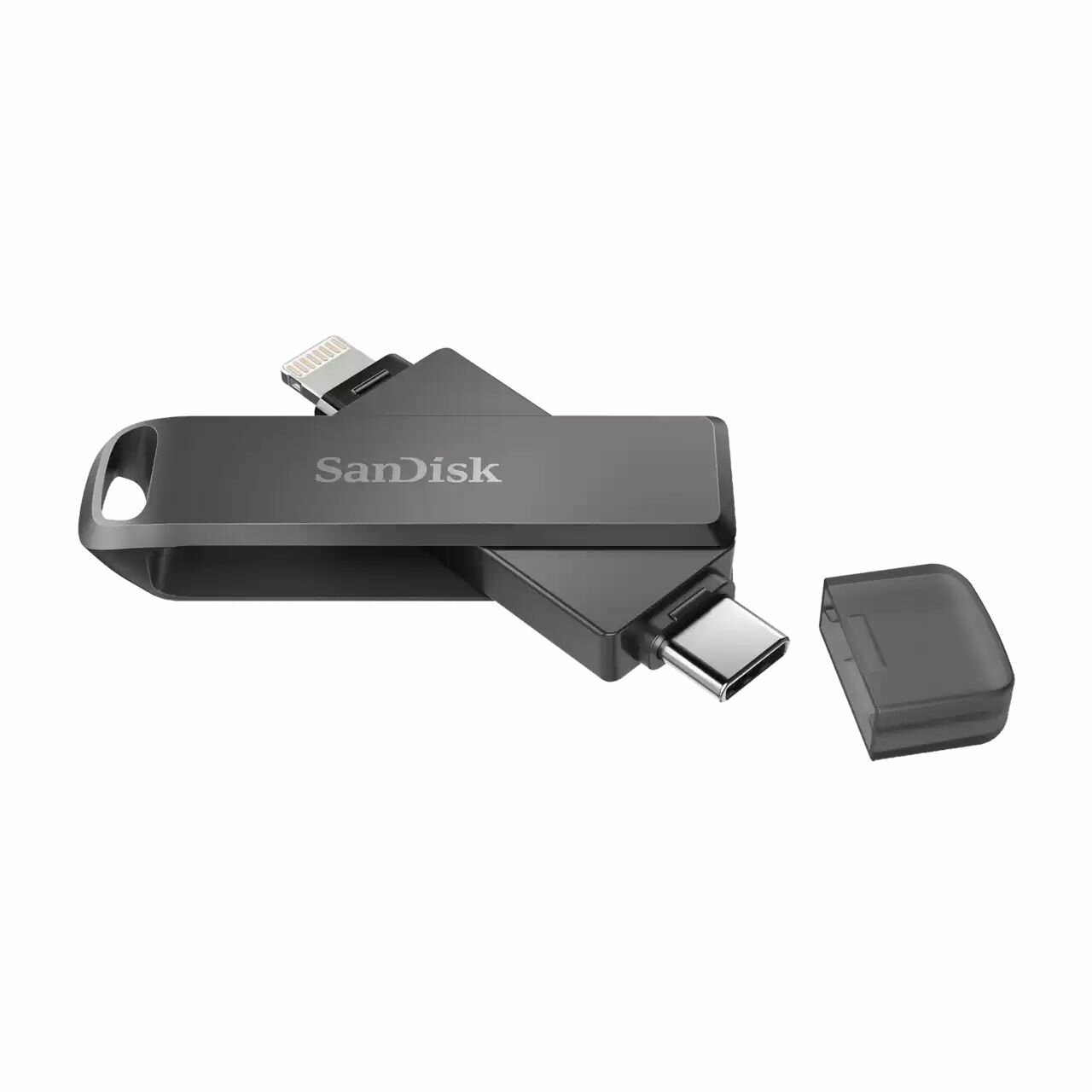 Флеш-накопитель SanDisk 256GB iXpand Flash Drive Luxe iPhone USB Type-C. Цвет: черный