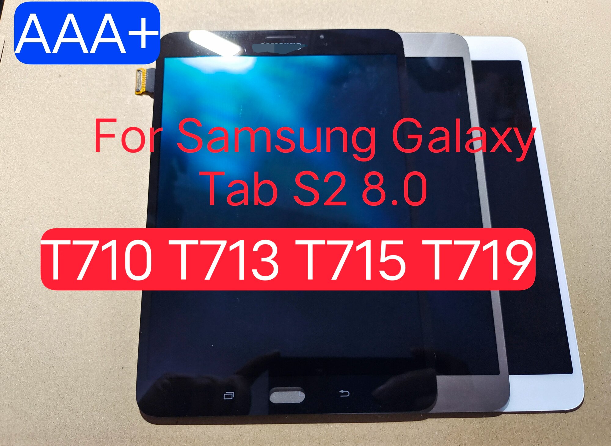 ЖК-экран с дигитайзером для Samsung Galaxy TAB S2 8,0 дюйма, цифровой T710 T713 Black