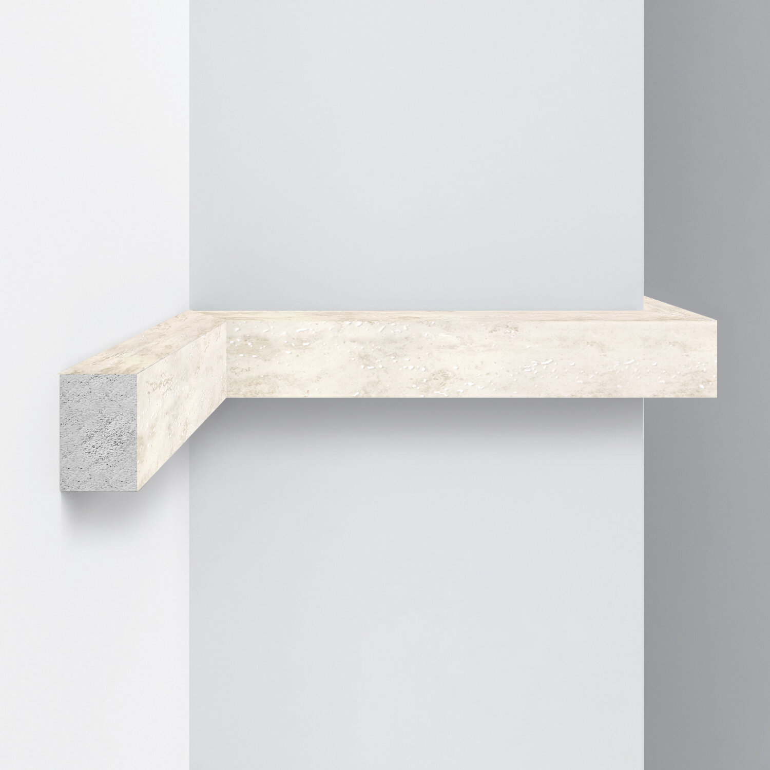 Рейки декоративные на стену дюрополимер DECOMASTER (декомастер), 20х30х2900 мм, D048-1633 ДМ кварц песочный