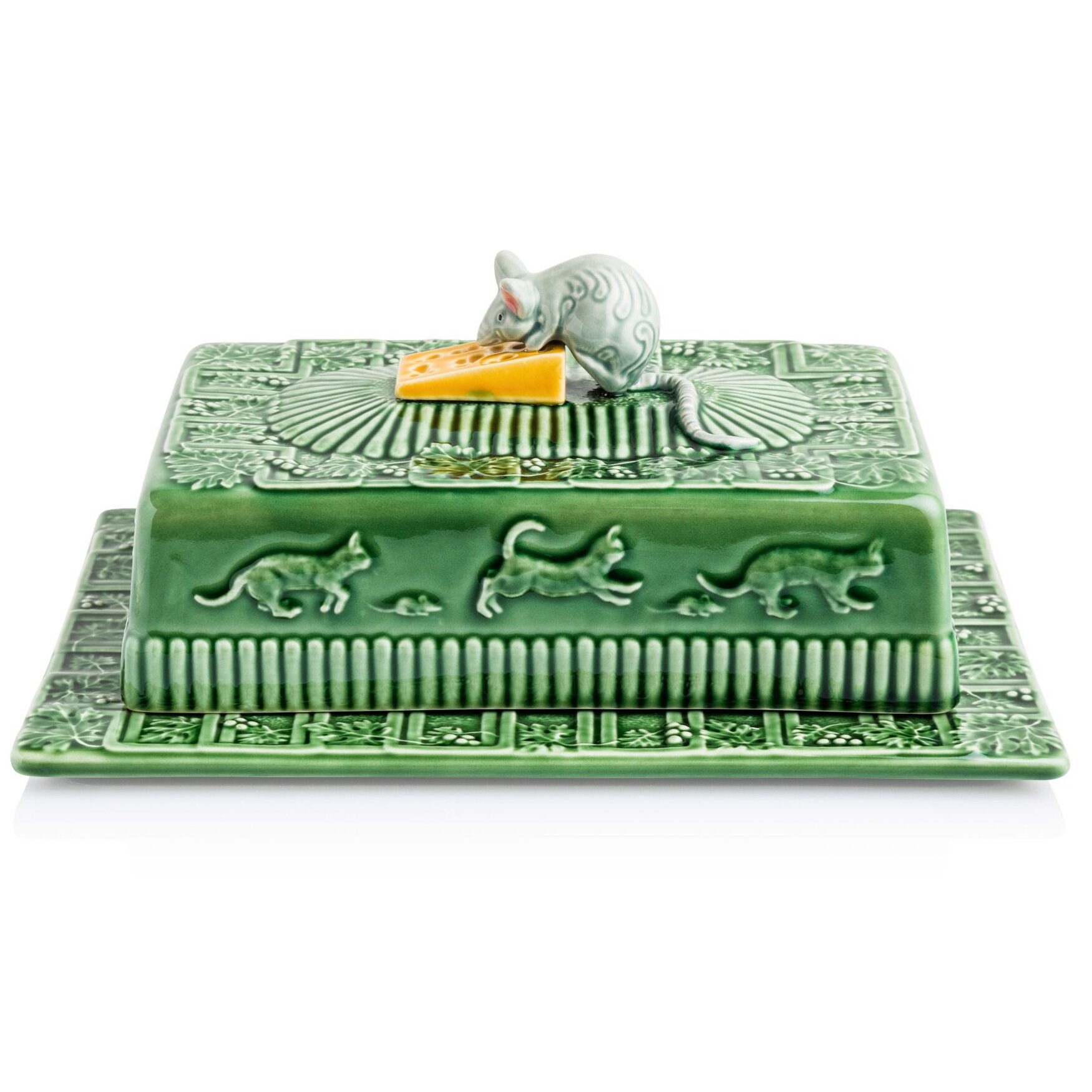 Блюдо для сыра Bordallo Pinheiro Cheese Tray Mouse with Lid 65007089