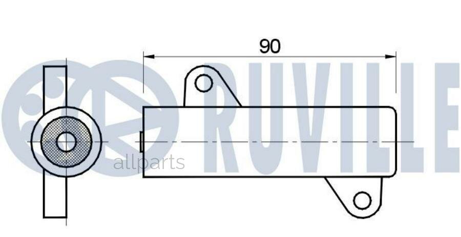 RUVILLE 541589 Натяжитель ремня