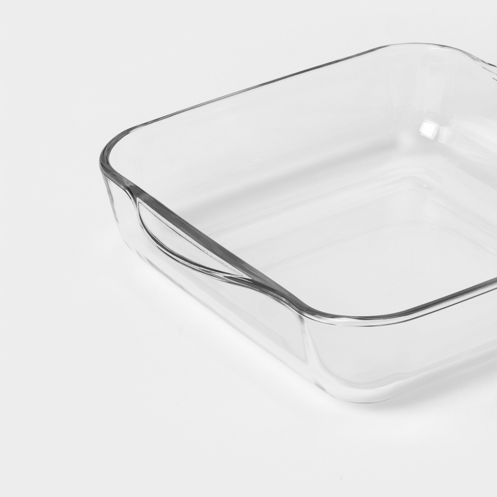 Стеклянный контейнер жаропрочный 2л