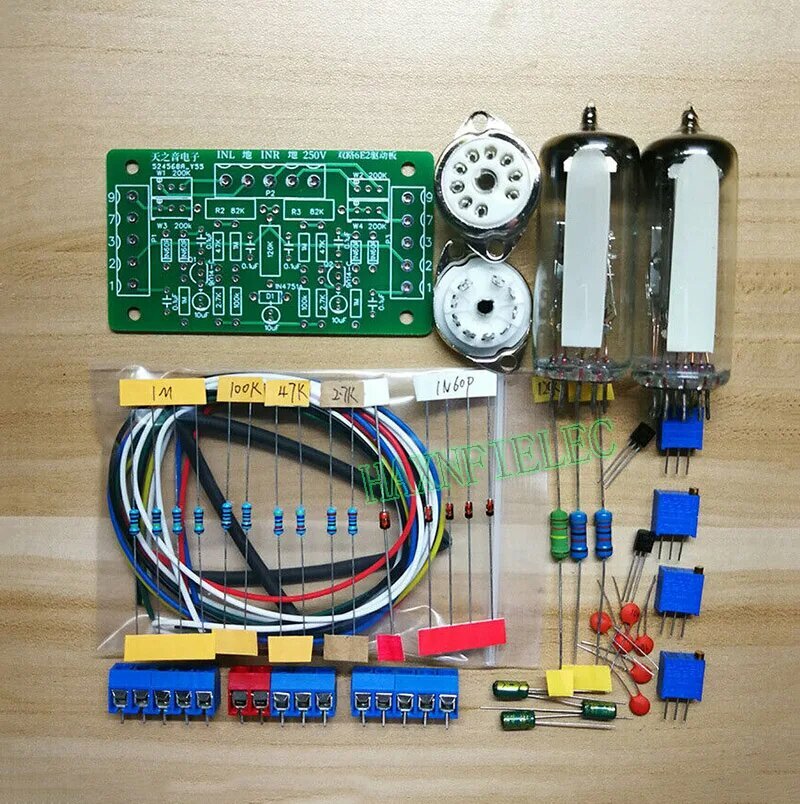 Двухсторонняя трубка 6E2 Magic Eye, музыкальный спектр, вакуумная трубка, индикатор уровня, наборы «сделай сам»