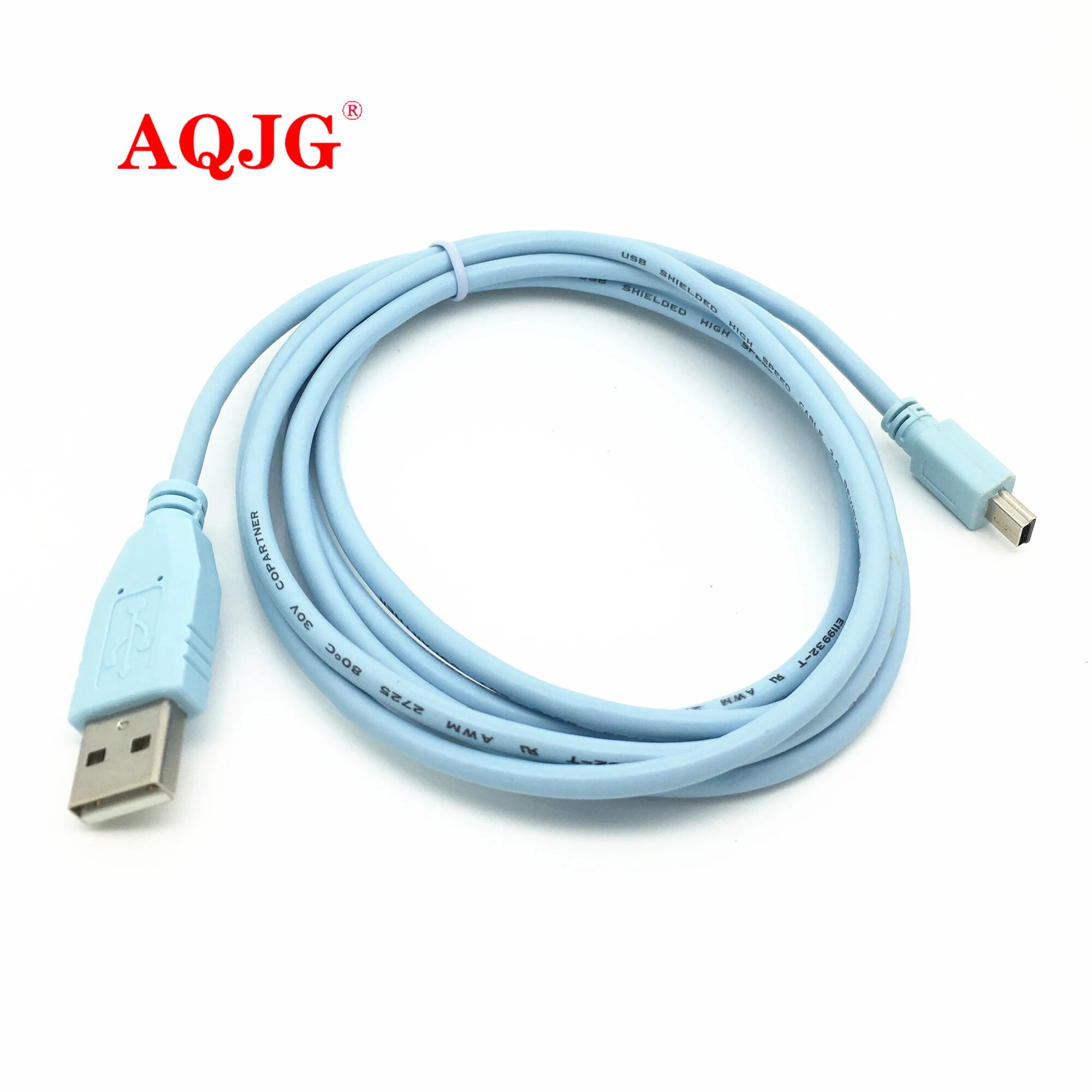 Кабель USB 5 p (штекер)/mini 5 pin (штекер), CAB-CONSOLE-USB м, 6 футов, для коммутаторов CISCO 1,8, WS-C3750X, 2921, 2911