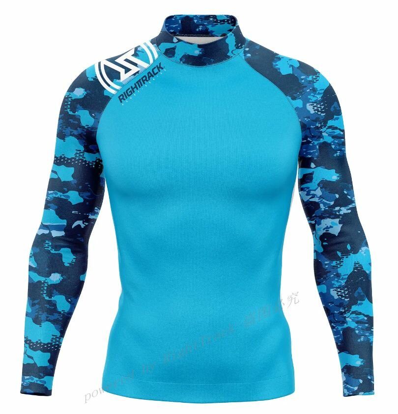 Гидрокостюм, для серфинга, плавания, фридайвинга, вейкбординга, мужской, синий