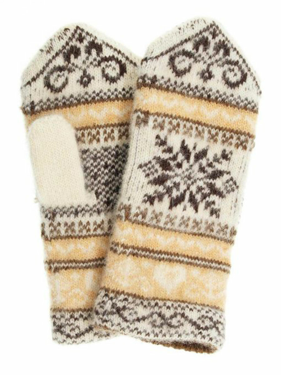 Варежки Снежинка для женщин