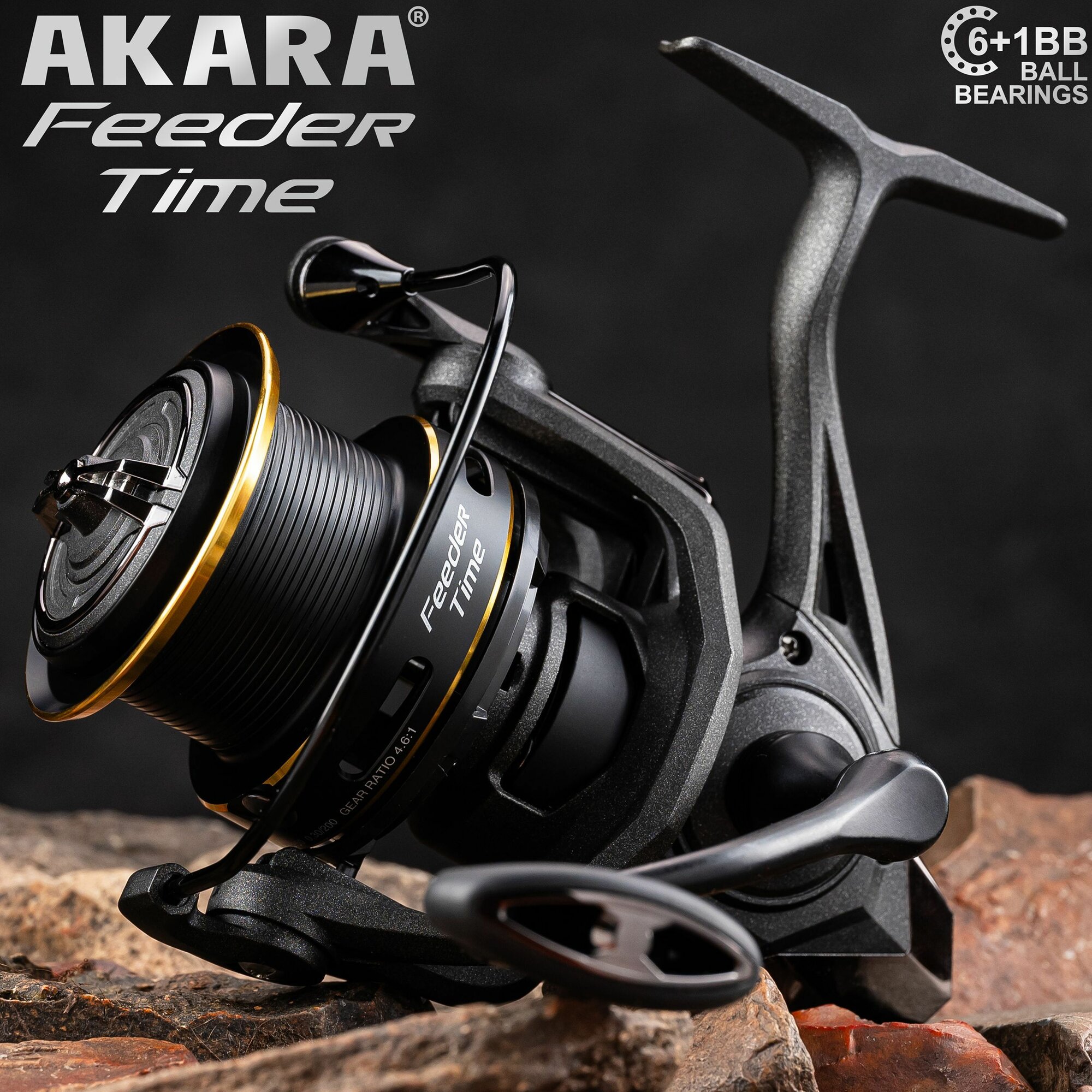 Катушка безынерционная фидерная Akara Feeder Time 5000 6+1bb
