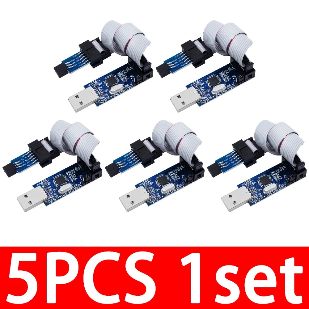 USBASP AVR Программатор для ATMEGA8 ATMEGA128 5pcs 1set