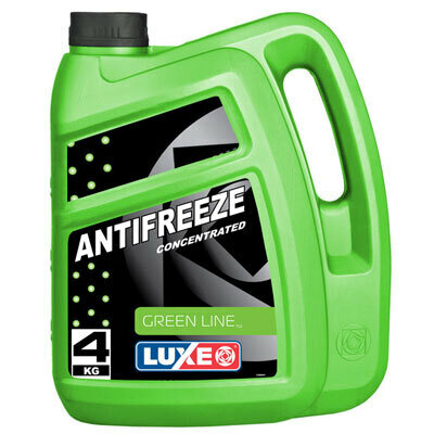 Антифриз "LUXE" концентрат (4 кг) зеленый, 669