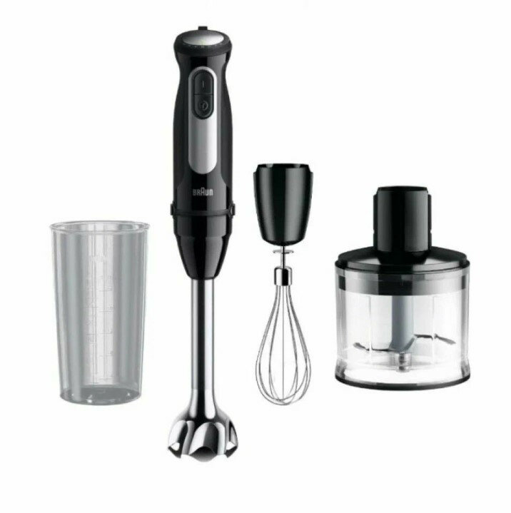 Блендер Braun MQ55236MBK, погружной, мощность 1000Вт, 25 скоростных режимов