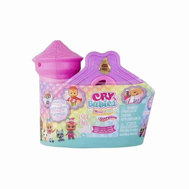 IMC Toys Cry Babies Magic Tears Storyland Story House Series / Набор игрушек Surprise baby dress up box, подходящий для детей в возрасте от 5 лет и старше