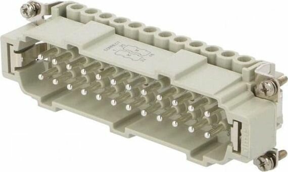 Разъем ILME CNEM 24 TN (CNEM24TN) HDC "папа" CNE PIN 24 24+PE размер 104.27 16А 500В 1шт