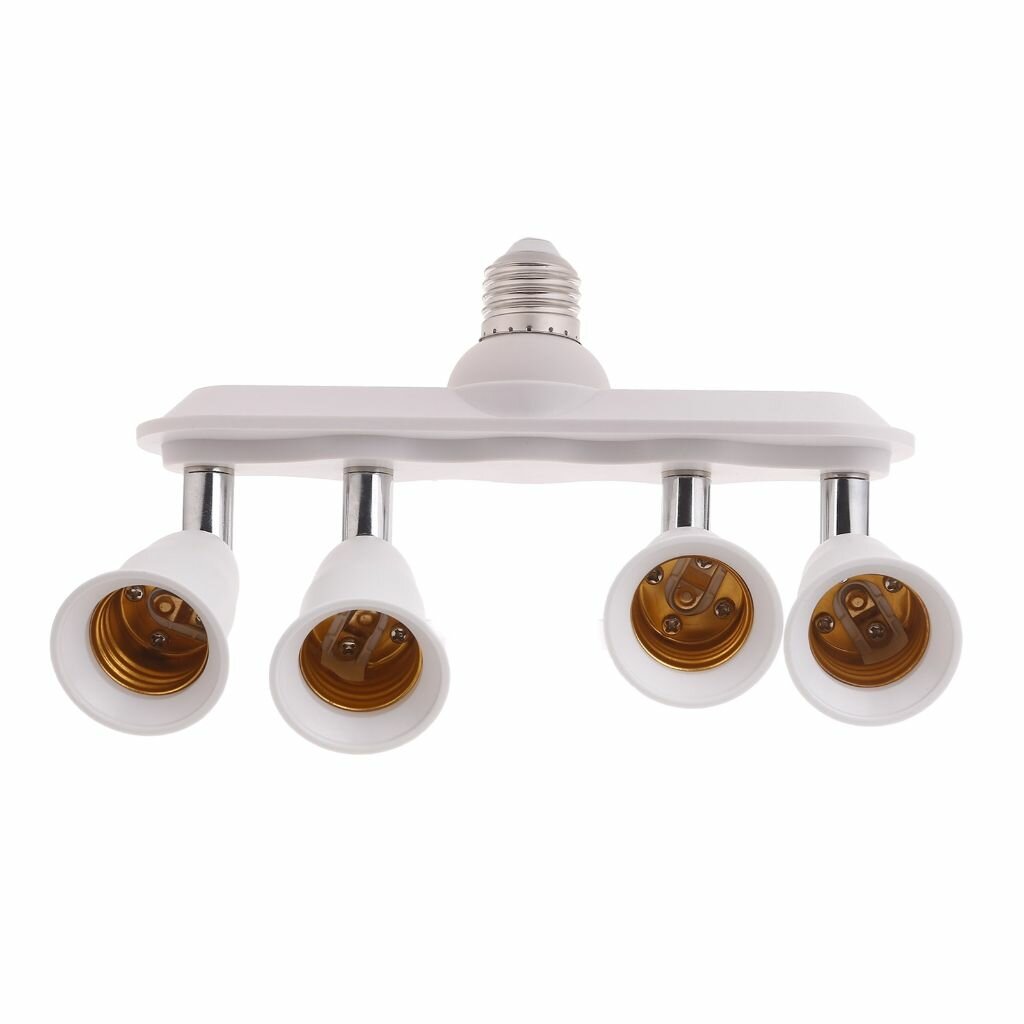 3/4/5-в-1 E27 для освещения, подставка, цоколь лампы, разветвитель, держатель адаптера, регулируемый удлинитель 110-265 В