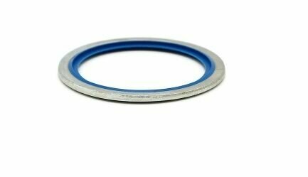 Шайба с уплотнительной резинкой Ф-30мм стальная тип 3(синяя)