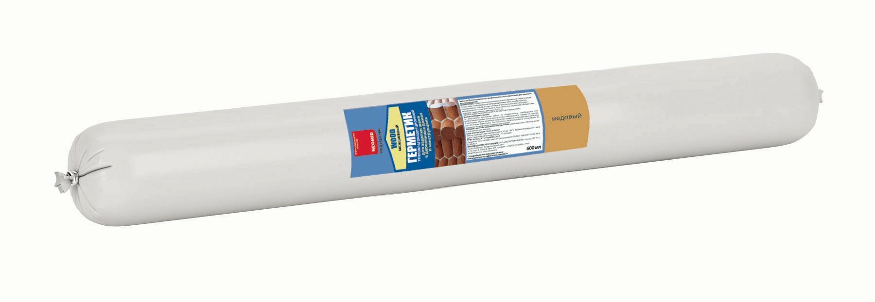 NEOMID WOOD Герметик межшовный для деревянных поверхностей медовый 600мл.