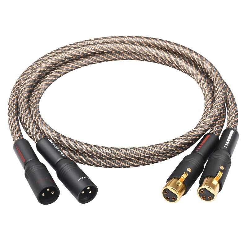 ATAUDIO Hi-Fi аудиокабель XLR с серебряным покрытием 2XLR 2xlr cable, 2 м