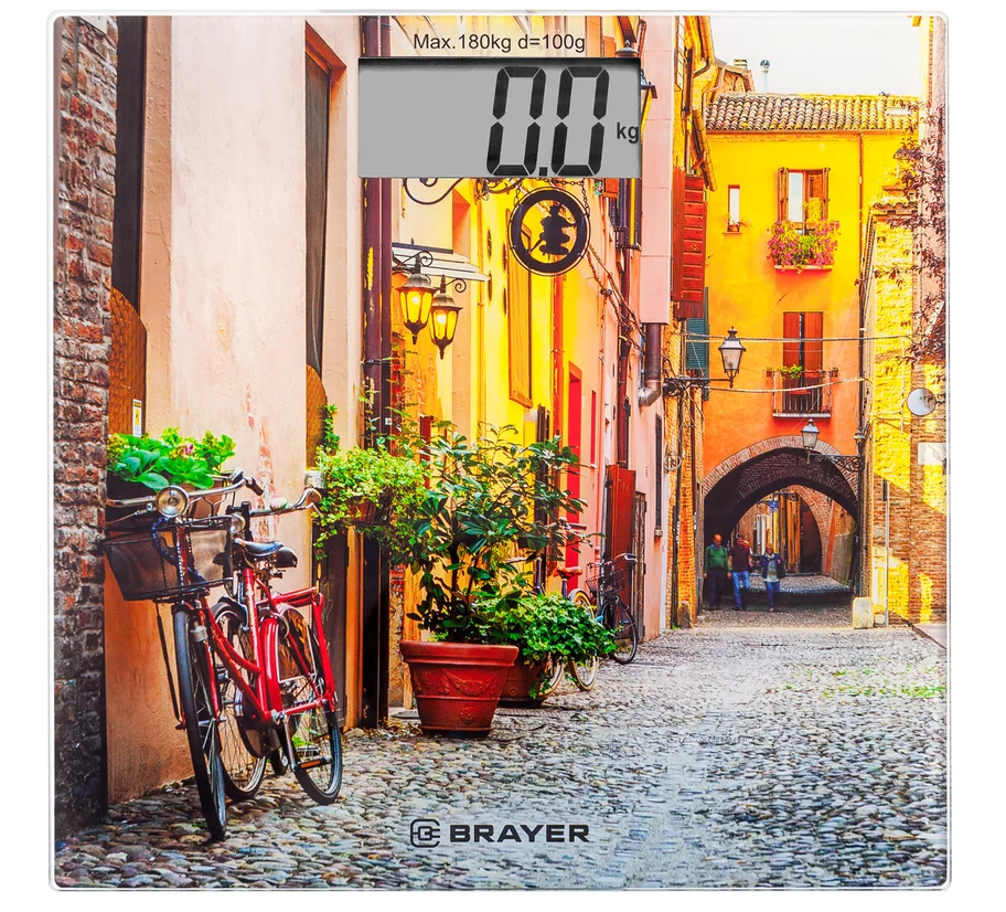 Весы напольные электронные Brayer 3730BR 30*30 см 180кг
