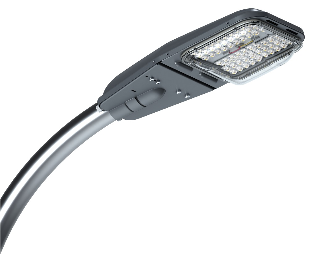 Светильник уличный GALAD / Галад Победа XS LED-40-ШБ4К-IP65-УХЛ1 консольный светодиодный в стальном корпусе с рассеивателем, мощностью 40Вт, 5200Лм, 5000К, размером 460х240х130мм / освещение