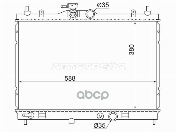 Радиатор Nissan AD 06-16 / Juke 10-20 Sat арт. NS0001-G11