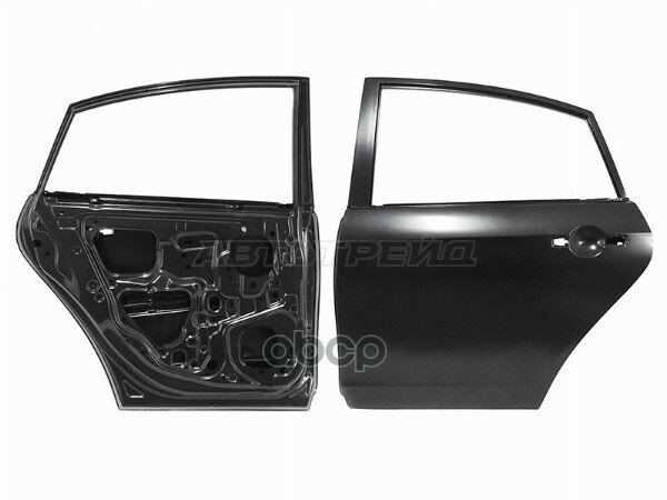 Дверь задняя Nissan Almera 12-19 (Слева/ RUSSIAN TYPE) Sat арт. ST-DT08-041-A2