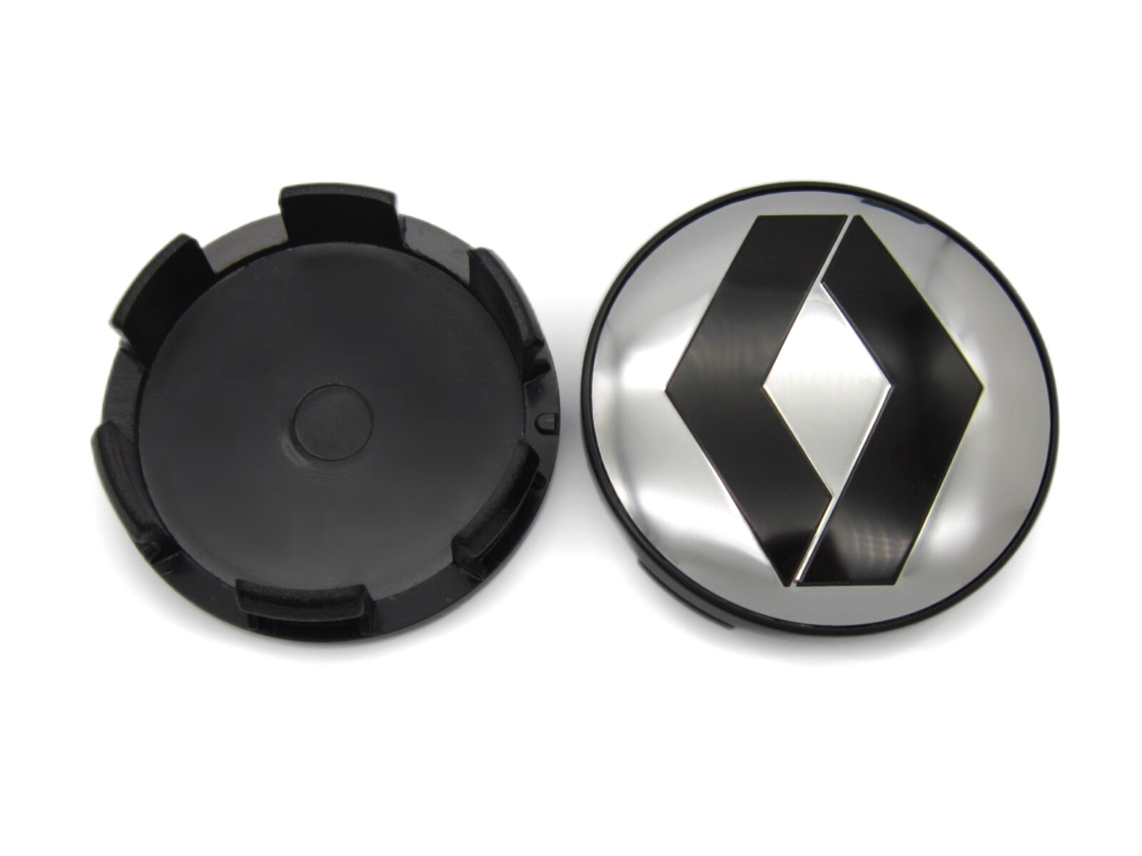 Колпачок, заглушка для литого диска СКАД Рено хром, 56/51/12 мм, 1 шт.