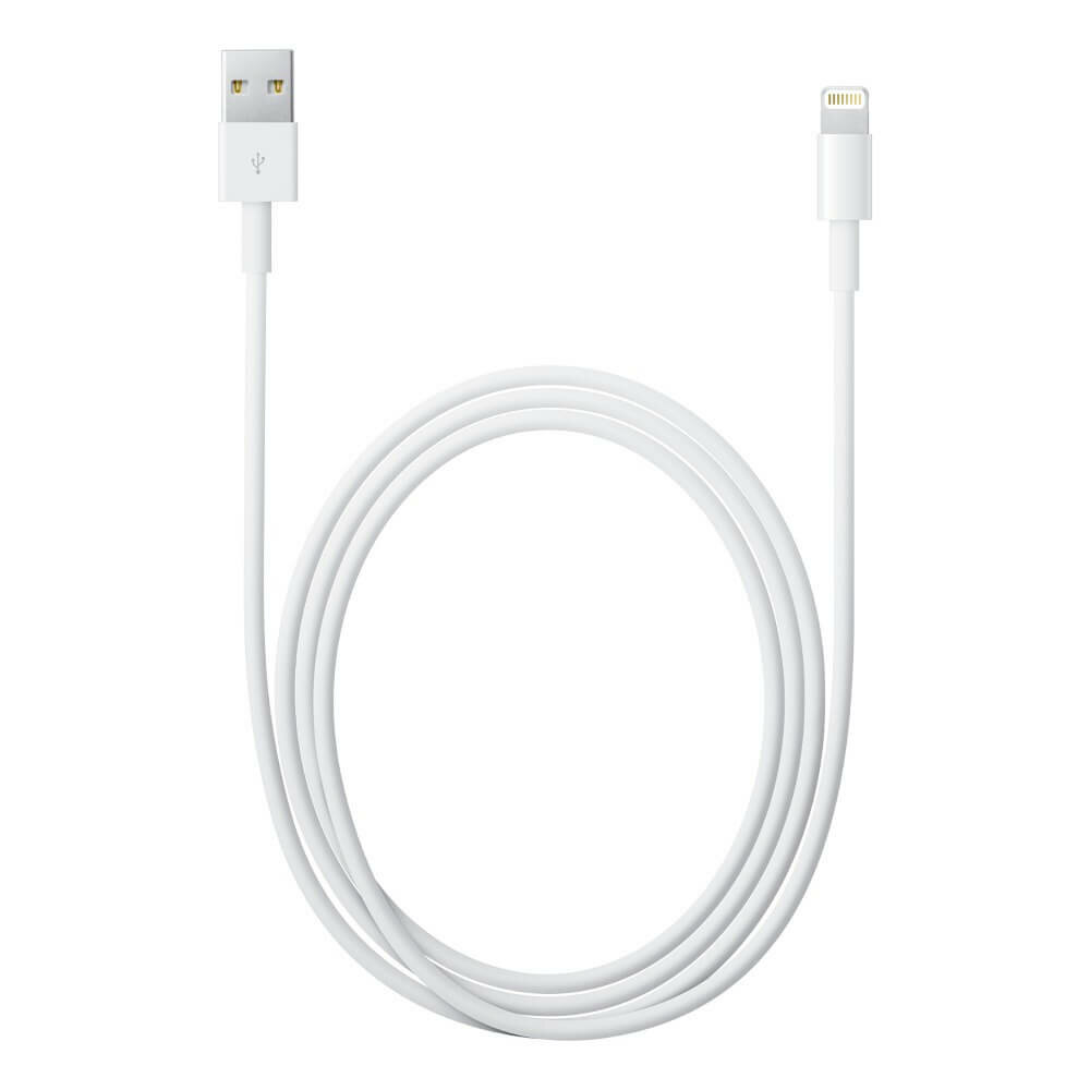Кабель Apple Lightning - USB 1м белый (MXLY2 / MQUE2ZM/A) iPhone, iPad или iPod