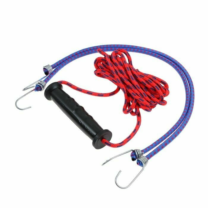 Упряжка для саней-волокуш YUGANA Универсальная, шнур 5 м, 2 резинки