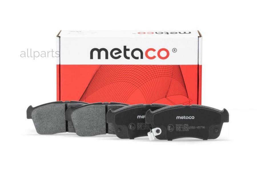 METACO 3000-256 Колодки тормозные передние к-кт