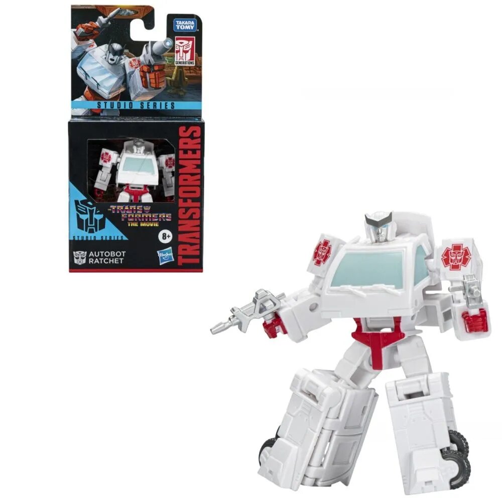 Игрушка Серия Трансформеры Studio Основной класс The Transformers: Фигурка автобота Рэтчета из фильма, возраст от 8 лет, 3,5 дюйма F3143