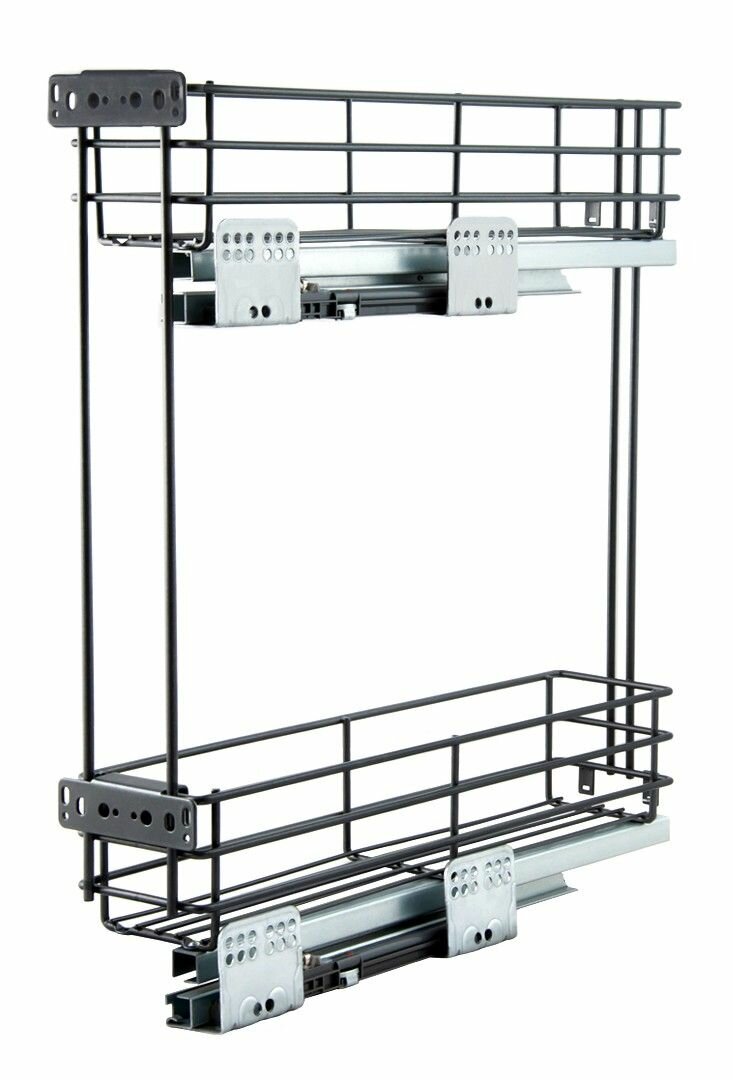 Бутылочница правая Графит BELLISSIMO KR08/1/3/150/R/GRPH в базу 150 мм